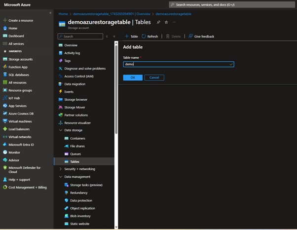 Best Practices for Azure Table Storage